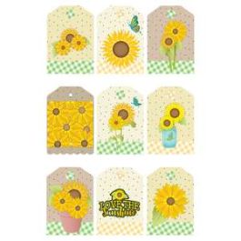 sunflower gift tags