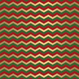 christmas chevron with gold