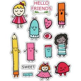 ml cartoon people stickers