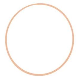 simple peach circle