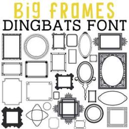 cg big frames dingbats