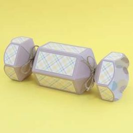 big rounded hexagon candy box