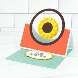 checkerboard card and envelope