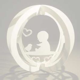 one layered pop up sphere baby