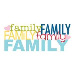 family word collage