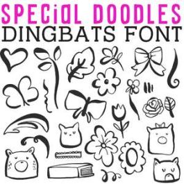 cg special doodles dingbats