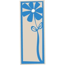 Flower Gift Tag - Rectangle