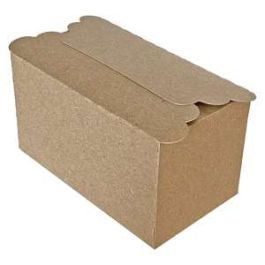 scallop rectangle box with slit