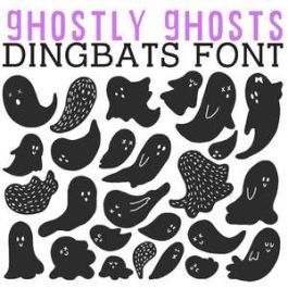 cg ghostly ghosts dingbats