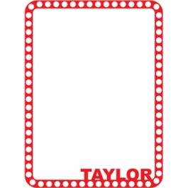 taylor frame red