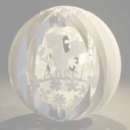 four layered pop up sphere angel