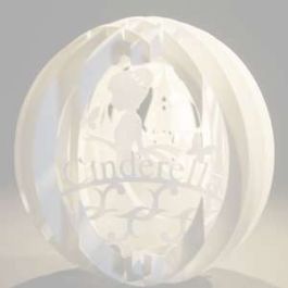 four layered pop up sphere cinderella