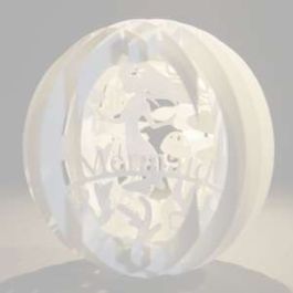 four layered pop up sphere mermaid