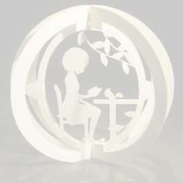 one layered pop up sphere book