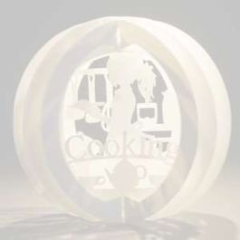 three layered pop up sphere cooking