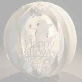 four layered pop up sphere halloween