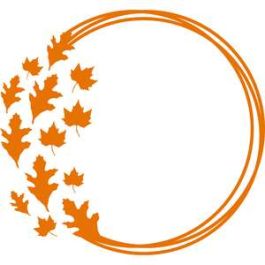 fall leaves wire frame