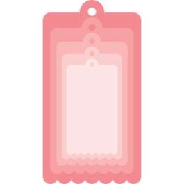 scallop tag nesting set