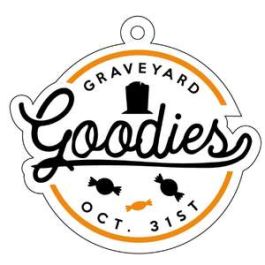 graveyard goodies label & tag
