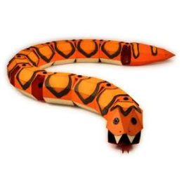 snake 3d segmented form