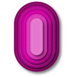 nested stitched shape