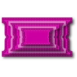 nested stitched shape