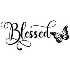 blessed butterfly word