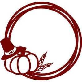 thanksgiving circle frame