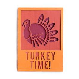 turkey time card