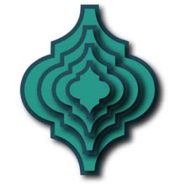 nested tile ornament