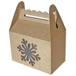 scallop gable box with snowflake window