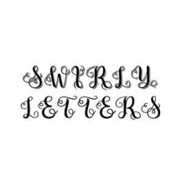 swirly letters