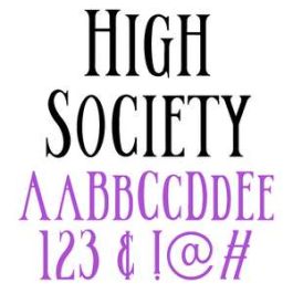 high society font