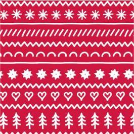 red and white christmas pattern