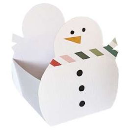 snowman treat box
