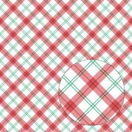 red & green christmas plaid seamless pattern