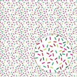 christmas confetti sprinkles seamless pattern
