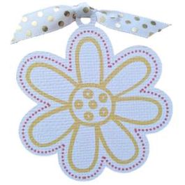 daisy gift tag