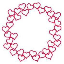 heart wreath|341429