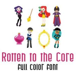 rotten to the core full color font