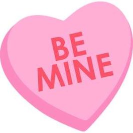 be mine conversation heart
