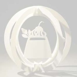 1 layered pop up sphere pudding