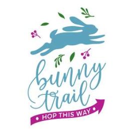 bunny trail easter sign