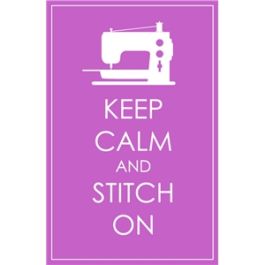 keep calm and stitch on