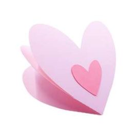pop out heart card