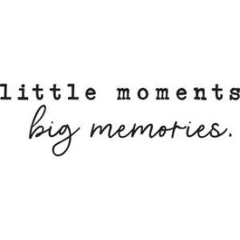 little moments big memories