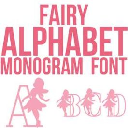 cg fairy monogram