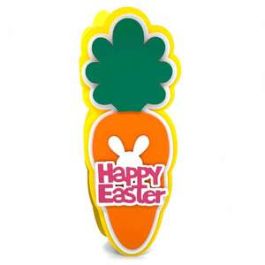 happy easter carrot card