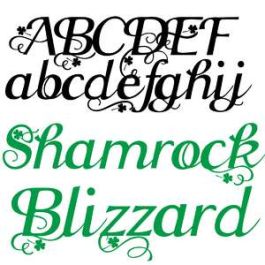 shamrock blizzard font