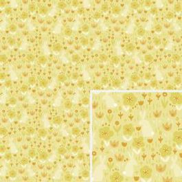 yellow flower field pattern